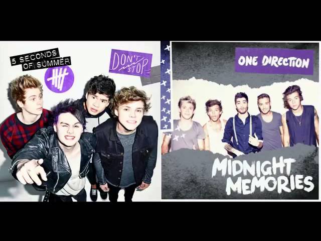 5 Seconds Of Summer And One Direction Header