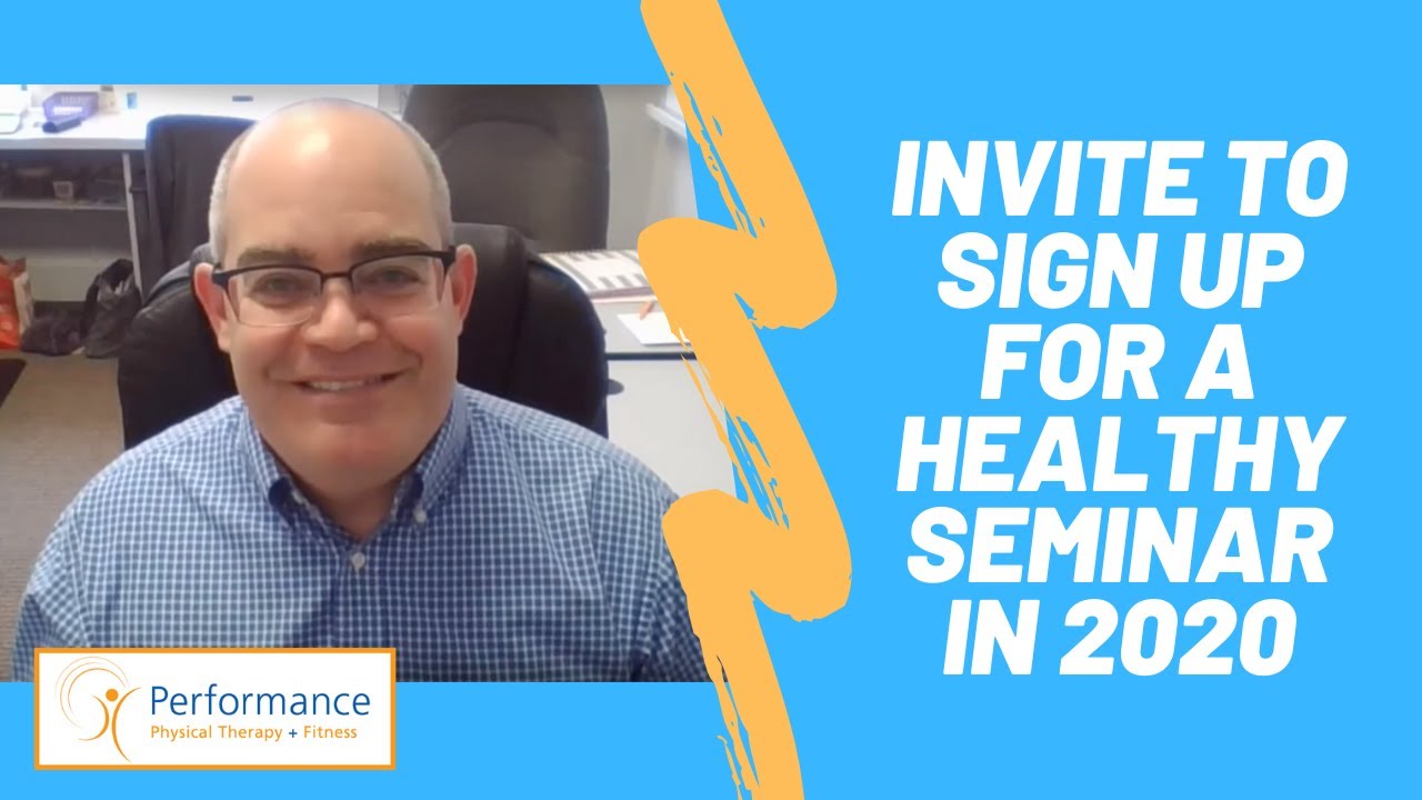 Invite to sign up for a healthy seminar in 2020 - YouTube