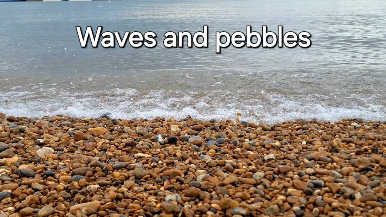 The sound of waves and pebbles tumbling | ASMR - YouTube