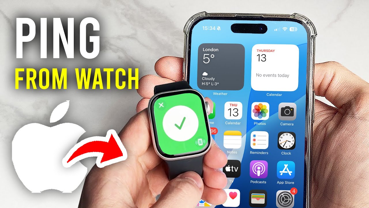 How To Ping iPhone From Apple Watch - Full Guide - YouTube