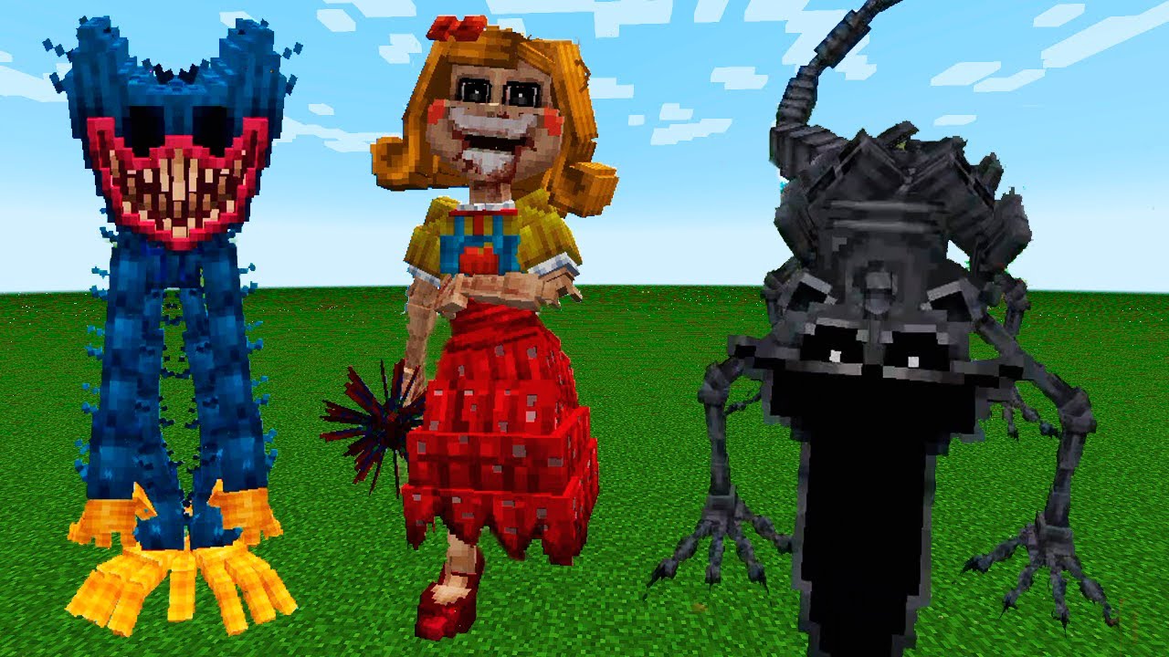 Poppy Playtime Chapter 3 addon Minecraft PE - NEW MOD MCPE - YouTube