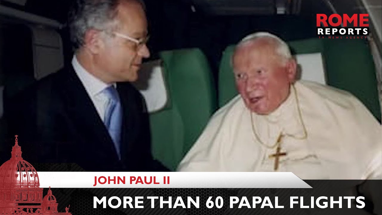 Remembering more than 60 papal flights with John Paul II - YouTube