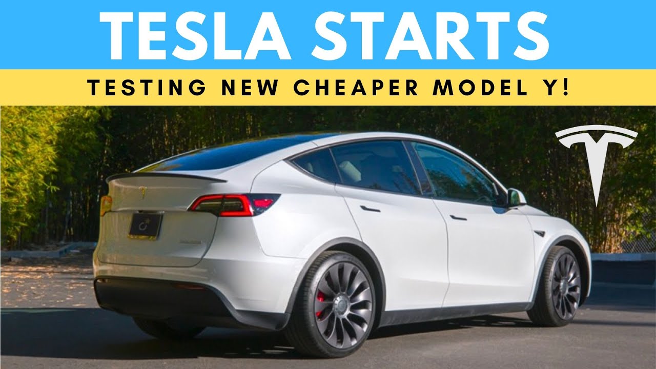 Tesla Starts Testing New Cheaper Model Y & More Updates! - YouTube