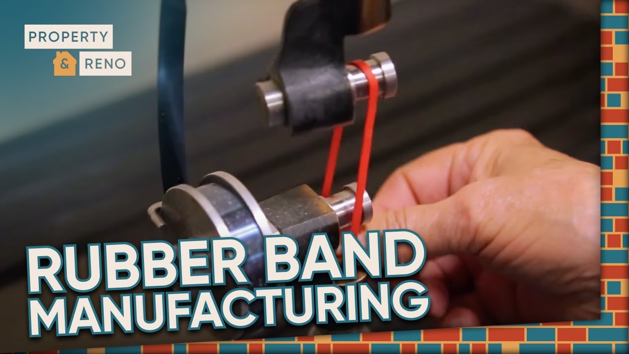 How Rubber Bands Are Made! | Home Factory | Property & Reno - YouTube