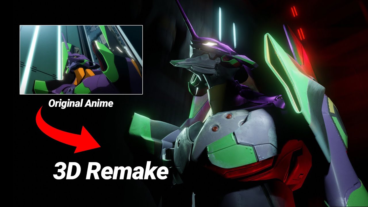 Remaking Iconic Anime in 3D (Neon Genesis Evangelion) - YouTube