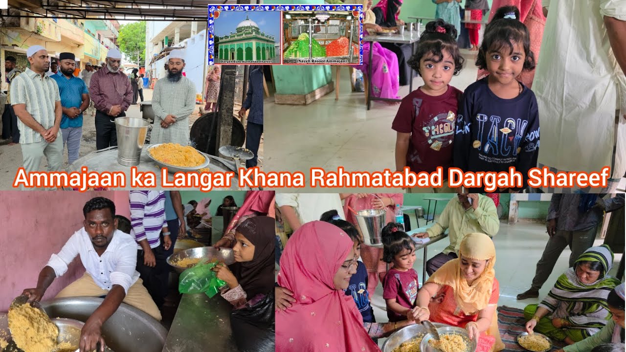 Ammajaan ka Langar Khana Rahmatabad Dargah Shareef - YouTube