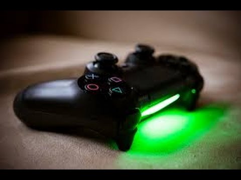 PS4 controller all light bar colours available - YouTube