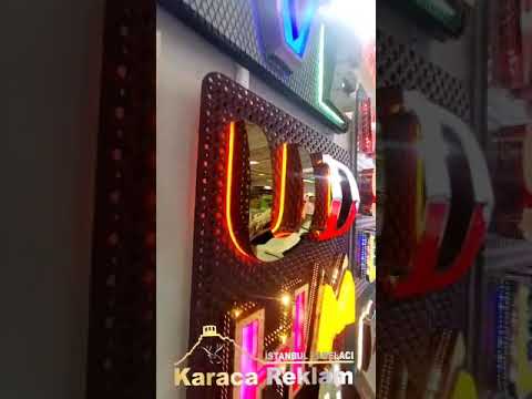 yeni teknolojik farklı tabela kutu harf çeşitleri 3d çözümler  İstanbul tabelacı