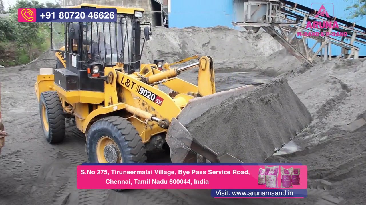 M Sand Manufacture and Delivery Process |M Sand& P Sand in Chennai ...