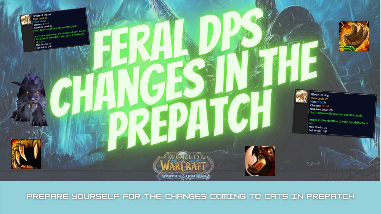 What is coming in the Wrath Prepatch for Feral Cats - Wrath Classic ...