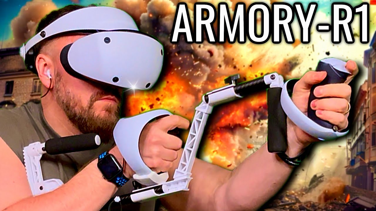 The Next Generation VR Gunstock is Here! ARMORY R1 Tactical Gear PSVR2 ...