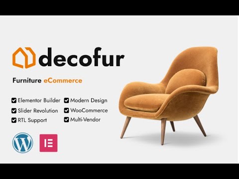 Decofur – Furniture & Decor WooCommerce WordPress Theme WooCommerce Theme 2.50 $ Only - YouTube
