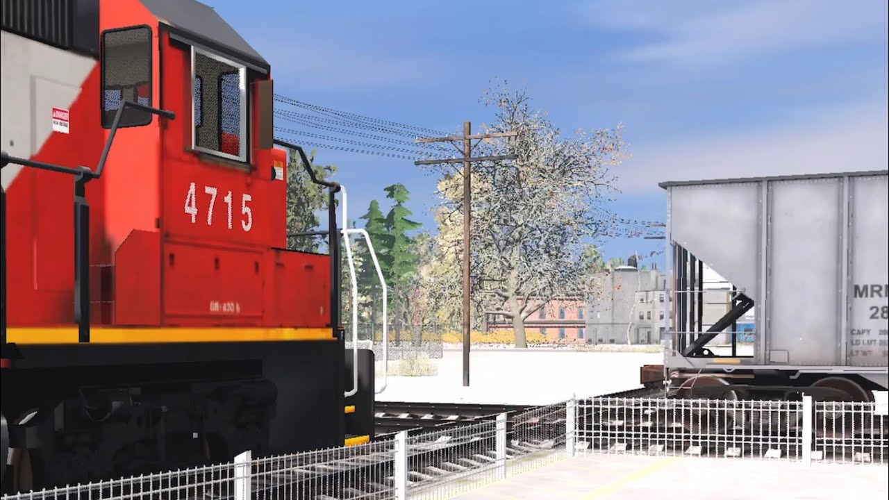 Trainz 3: Super close miss at the track diamond happened + caught on ...