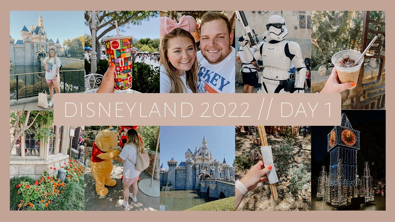 DISNEYLAND DAY 1 // our first time in disneyland // 2022 - YouTube