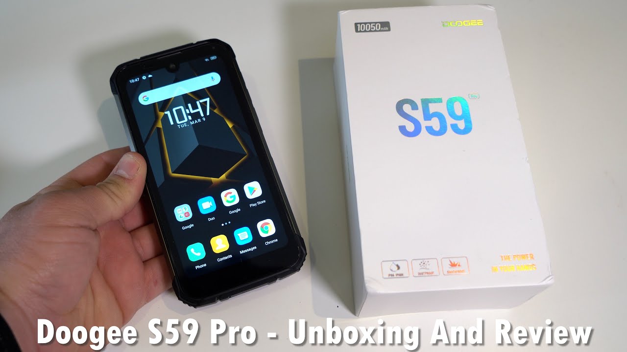 Doogee S59 Pro - 10050 mAh Monster Battery! Rugged Phone For $140 ...