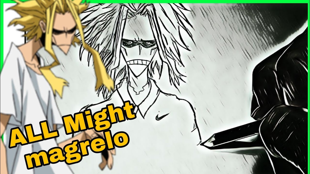 como desenhar o all might magro sem poderes - YouTube
