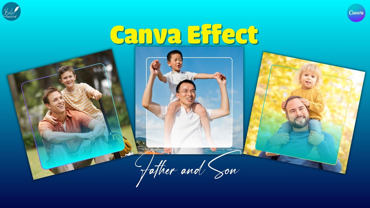 [CANVA EFFECT] HIỆU ỨNG KHUNG GRADIENT CHO ẢNH TRONG CANVA - YouTube
