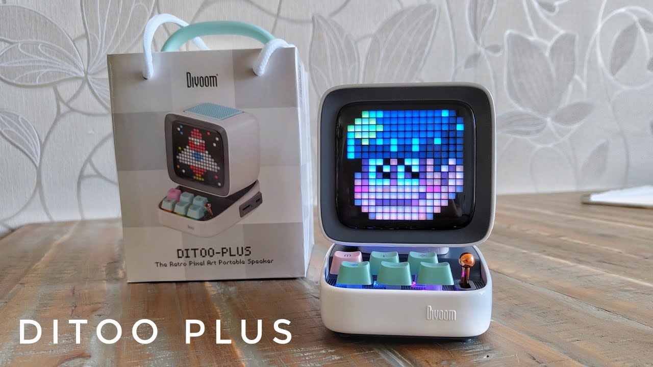 DIVOOM DITOO PLUS - unpacked & Soundtest - YouTube