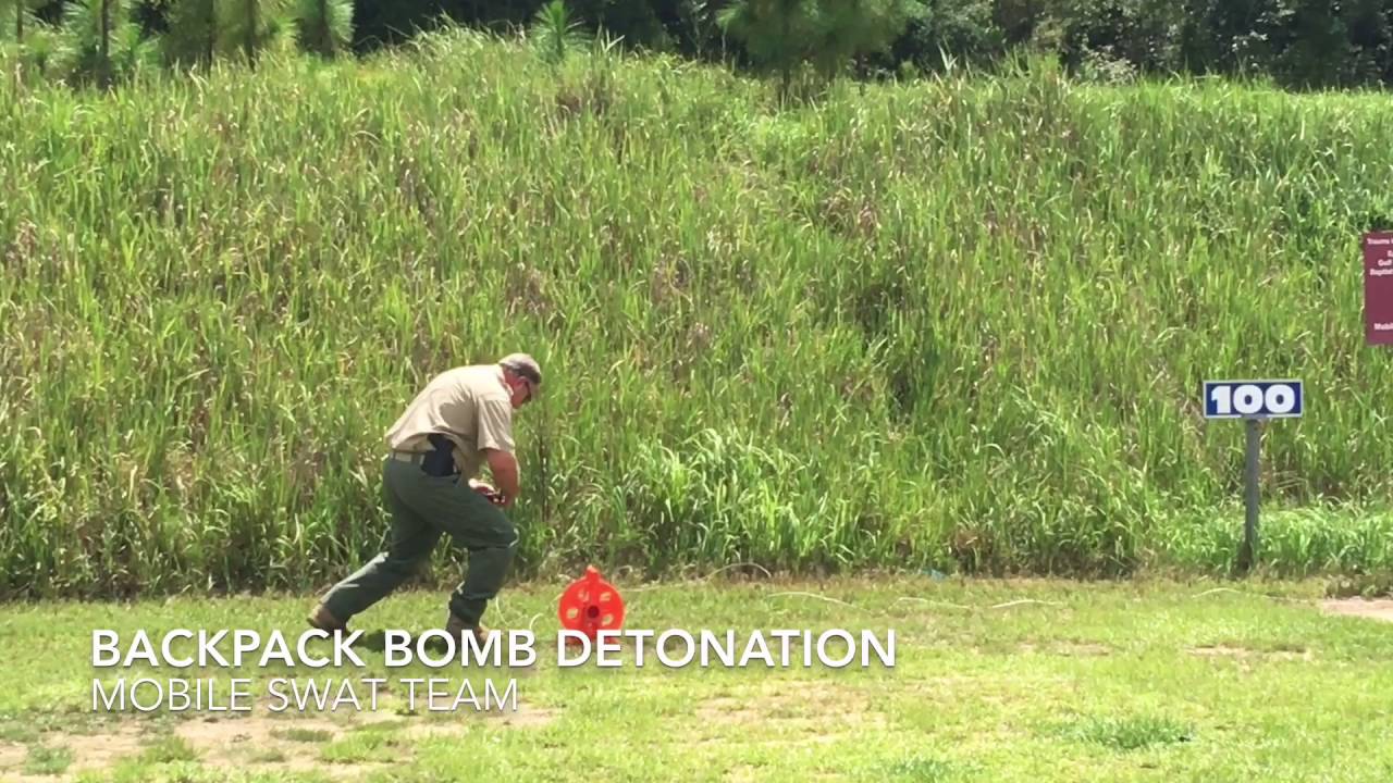 Mobile SWAT team demos high-powered rifles and explosives for media ...