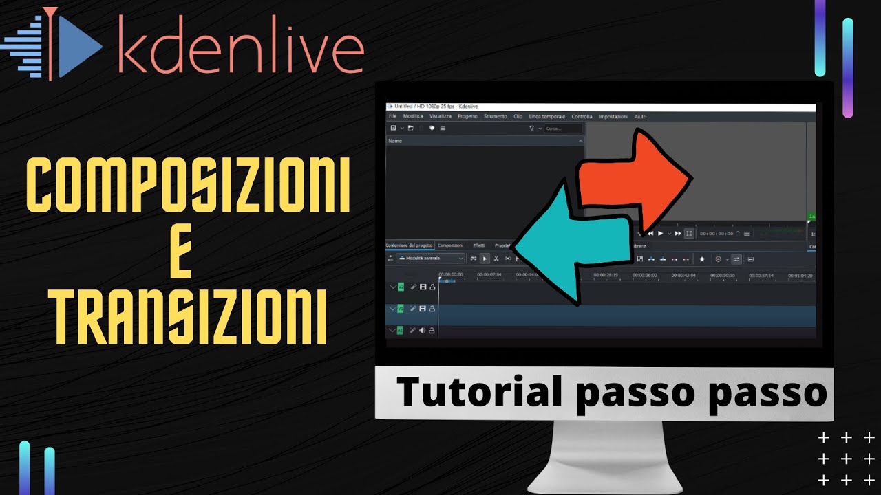 Composizioni e transizioni in KDEnlive - YouTube