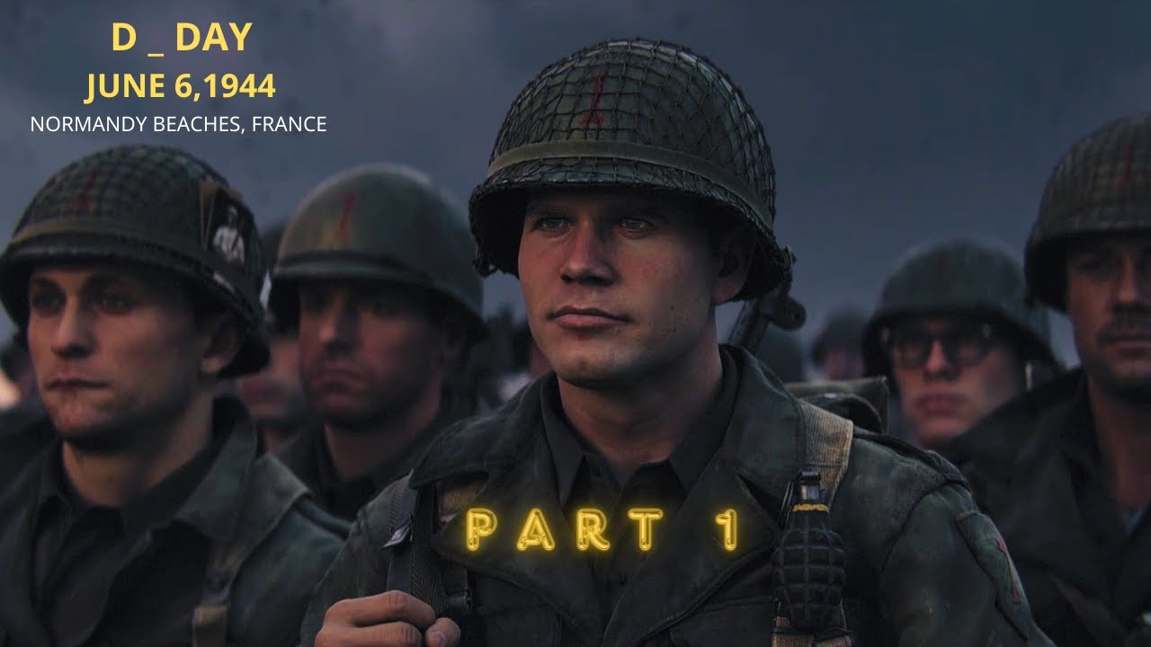 Call of Duty WWII Walkthrough Gameplay Part 1 Normandy Campaign Mission ...