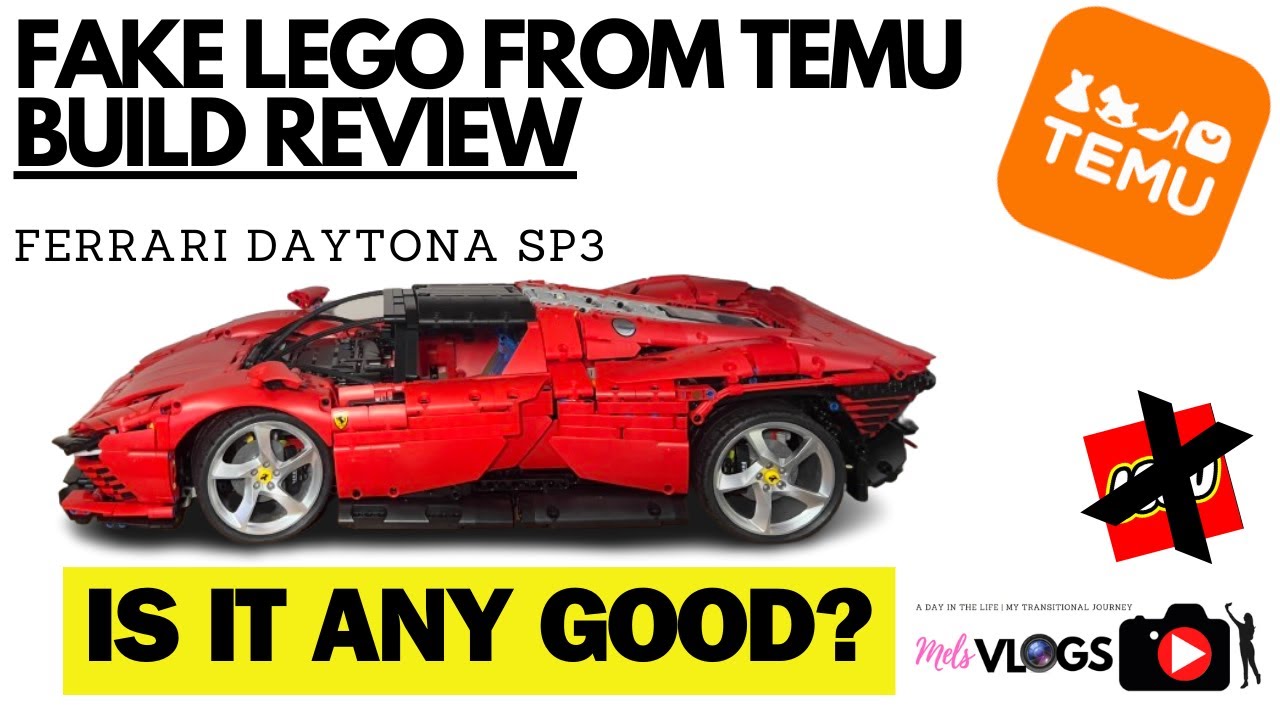 Lego from TEMU - Ferrari Daytona. Is it any good? - YouTube