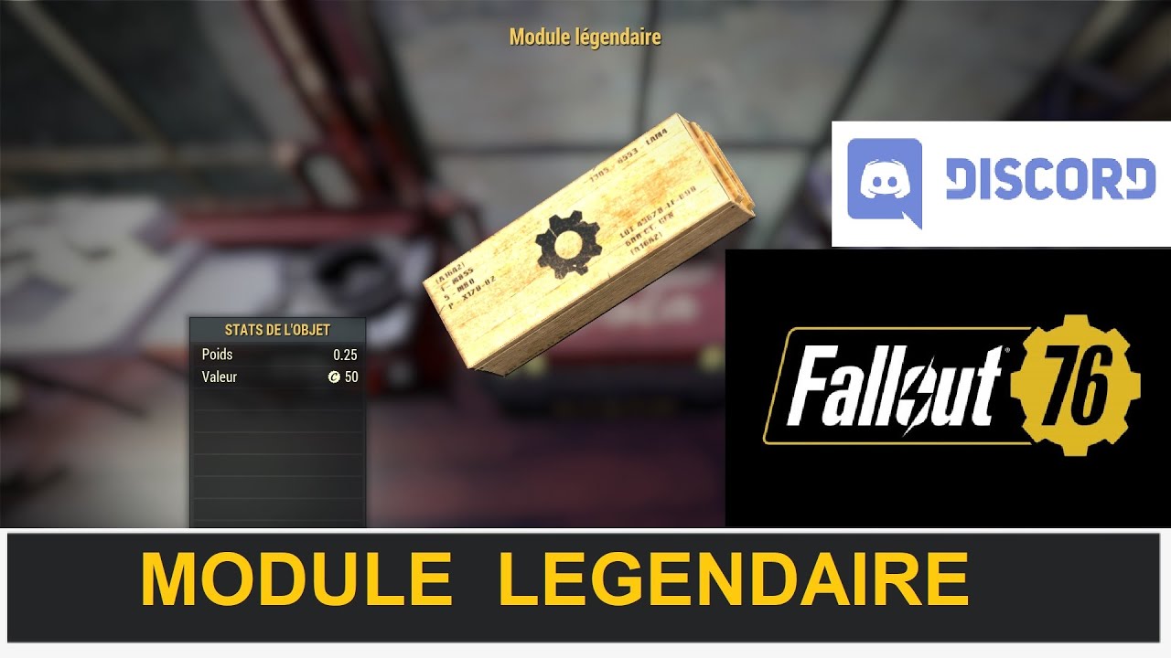 Fallout 76 Fr – MODULE LEGENDAIRE GUIDE - YouTube