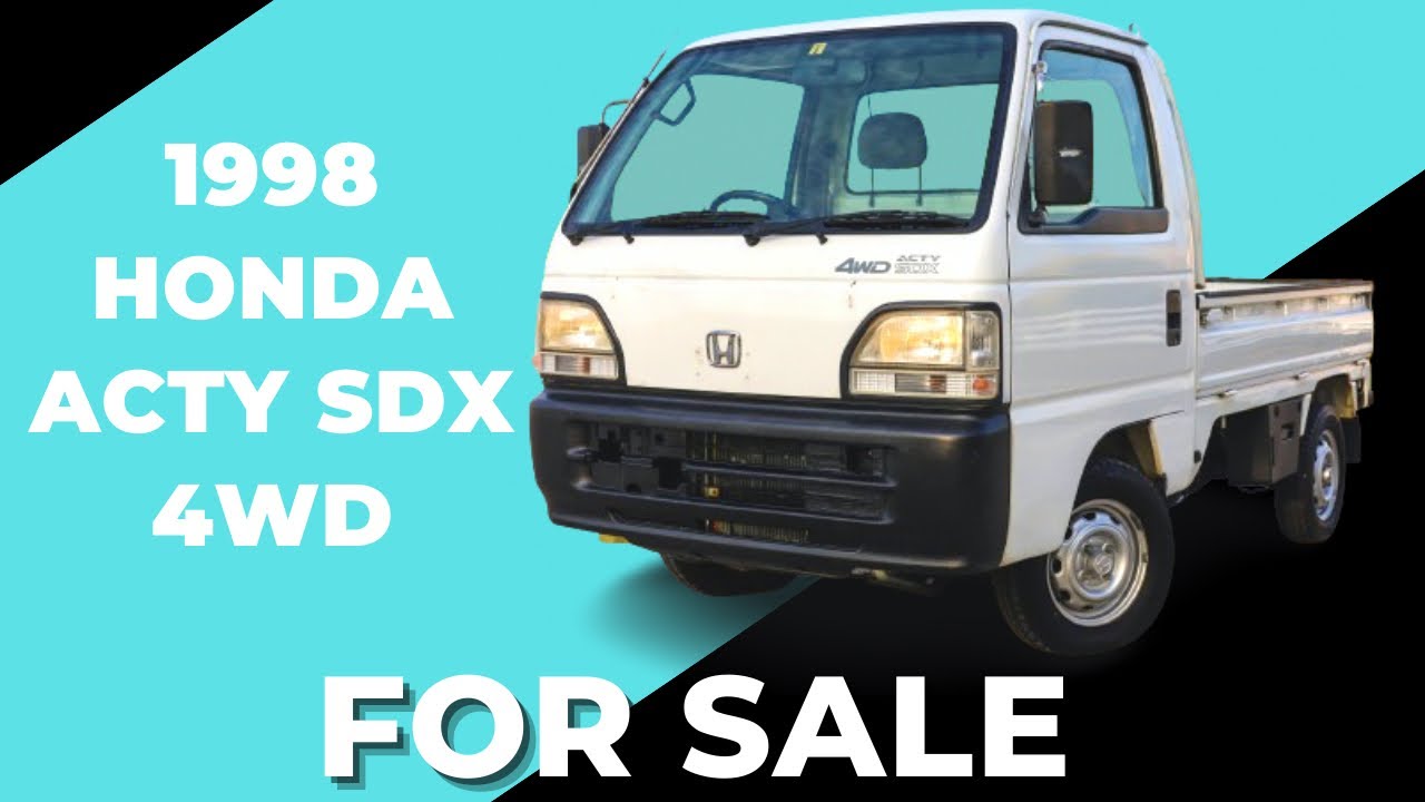 1998 Honda Acty HA4 SDX 4WD 5 Speed Walk-Around & Start Up *SOLD* - YouTube