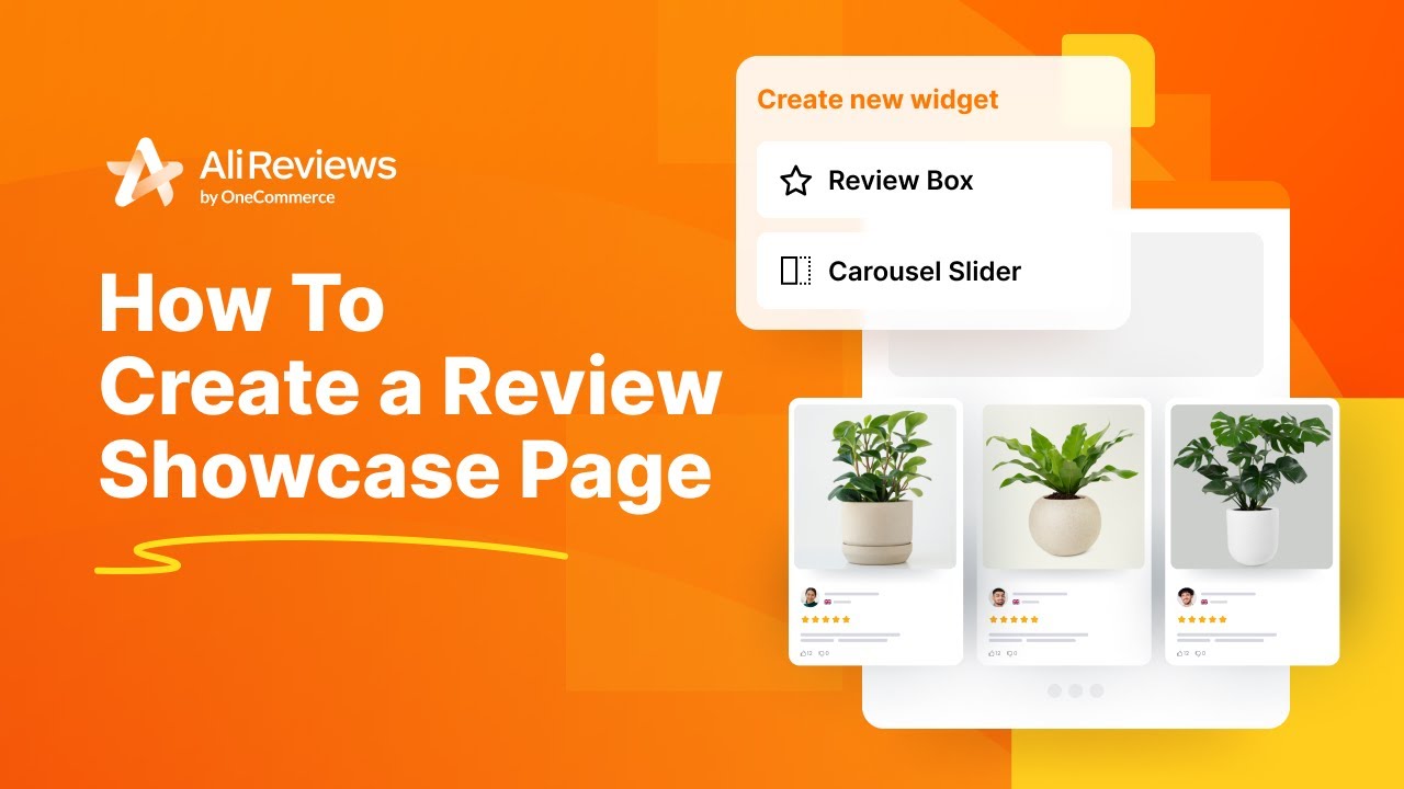 How To Create a Review Showcase Page - YouTube
