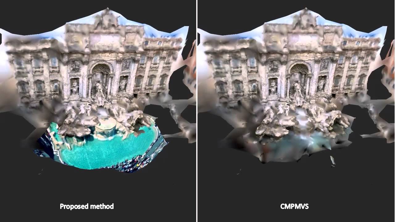 3D Reconstruction of Dynamic Textures in Crowd Sourced Data - YouTube