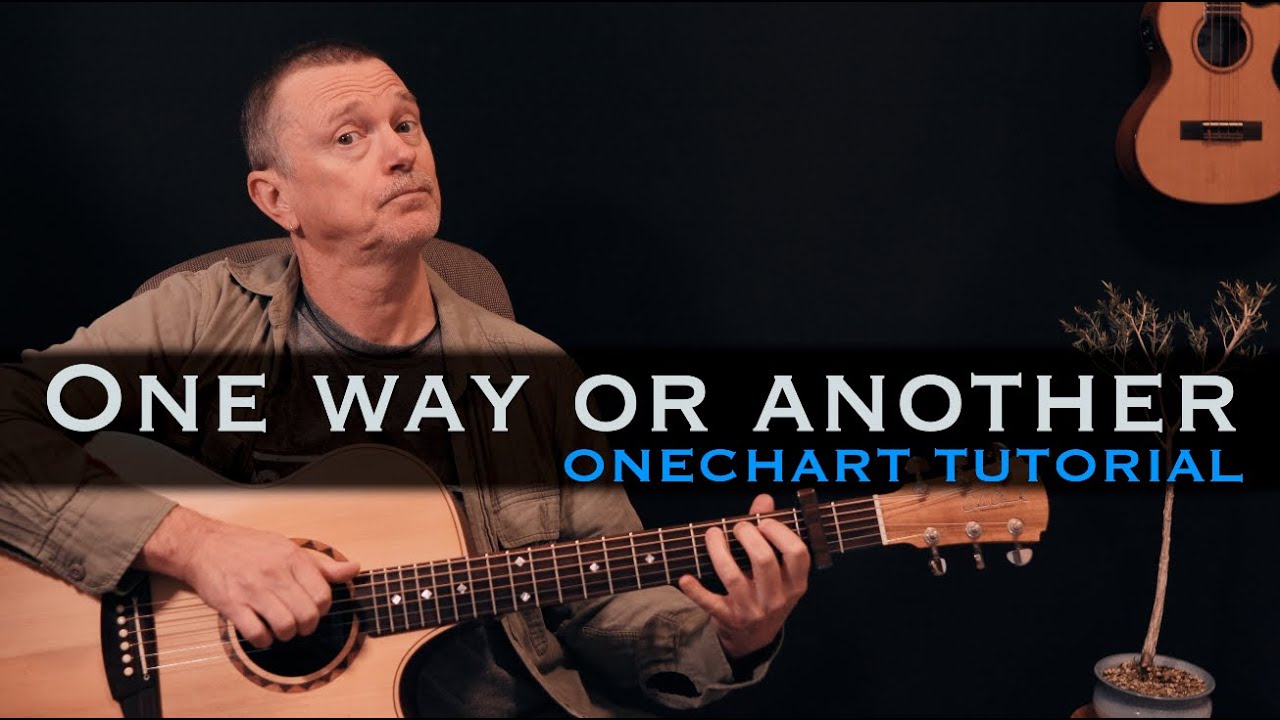 One way or another Blondie acoustic guitar lesson tutorial [free tab ...