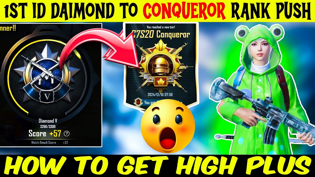 DIAMOND TO CONQUEROR RANK PUSH TIPS | solo conqueror tips and tricks ...