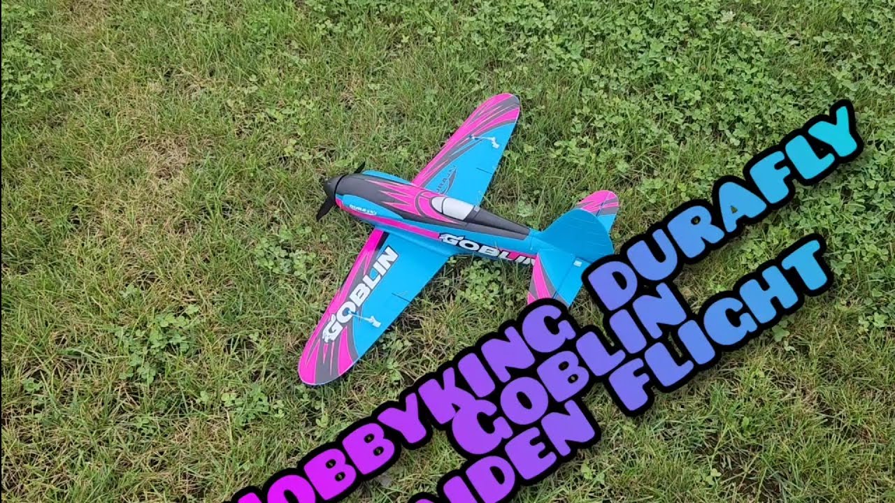hobbyking goblin maiden flight - YouTube