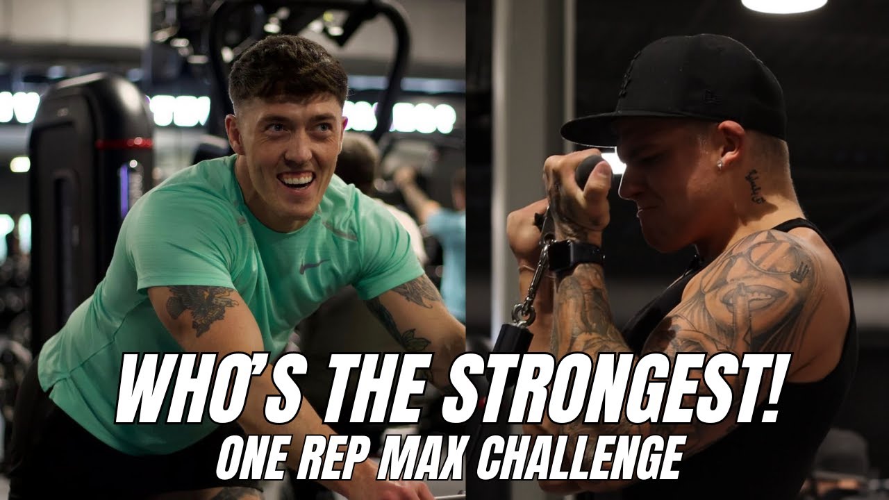 WHO'S STRONGEST OUT OF SEAN & JOHN? | ONE REP MAX CHALLENGE - YouTube