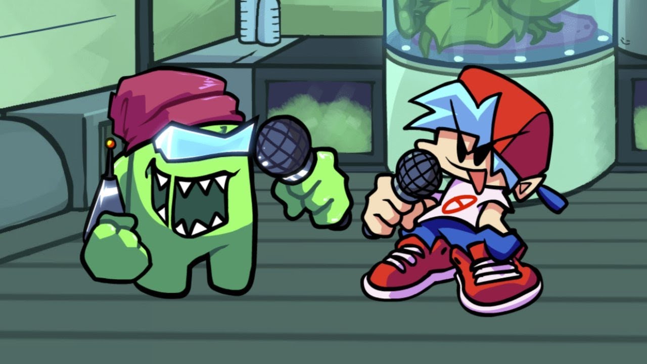 Friday Night Funkin'- Vs. Impostor V5 : Lime Week - YouTube