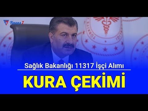 Güvenlik, temizlik klinik destek görevlisi Sağlık Bakanlığı işçi alımı kura çekimi canlı yayını 2022