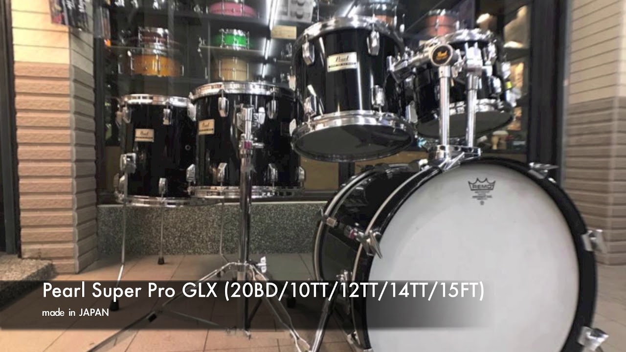 二手Pearl Super Pro GLX 系列套鼓 - YouTube