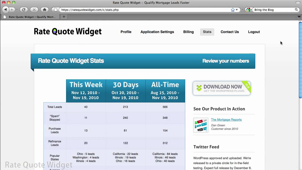 Rate Quote Widget - YouTube