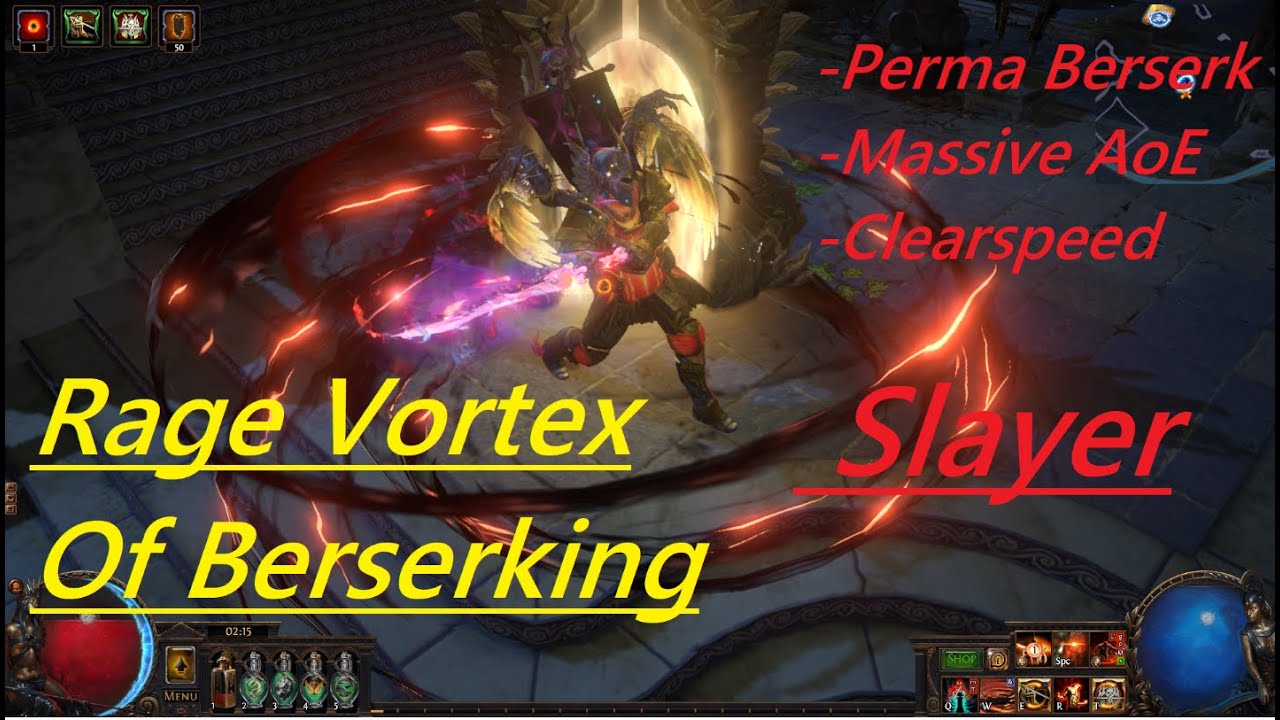 Rage Vortex of Berserking Slayer Guide - 3.23 Affliction League [Path ...