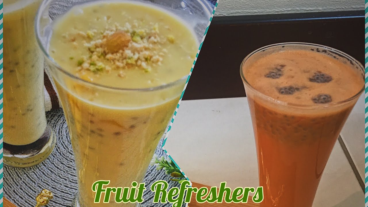 FRUIT REFRESHER | WATERMELON AND MANGO / SUMMER DRINKS - YouTube