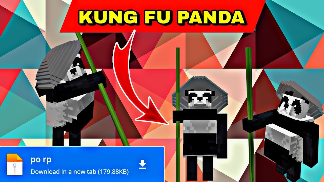 KUNG FU PANDA ADDON FOR MINECRAFT POCKET EDITION | KUNG FU PANDA ADDON ...