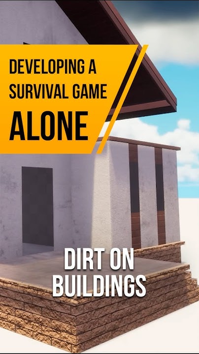 Dirt on buildings | #progression | #unrealengine #gamedev #devlog #indiegame #dirt #shader - YouTube