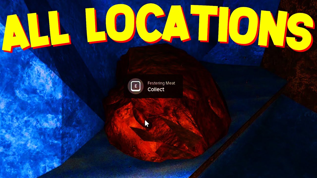 How To FIND ALL 10 FESTERING MEAT LOCATIONS in GROWTH OF GIGGLE RP ...