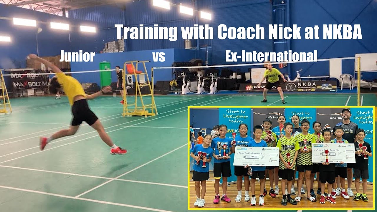 Badminton Training with Coach Nick at NKBA - YouTube