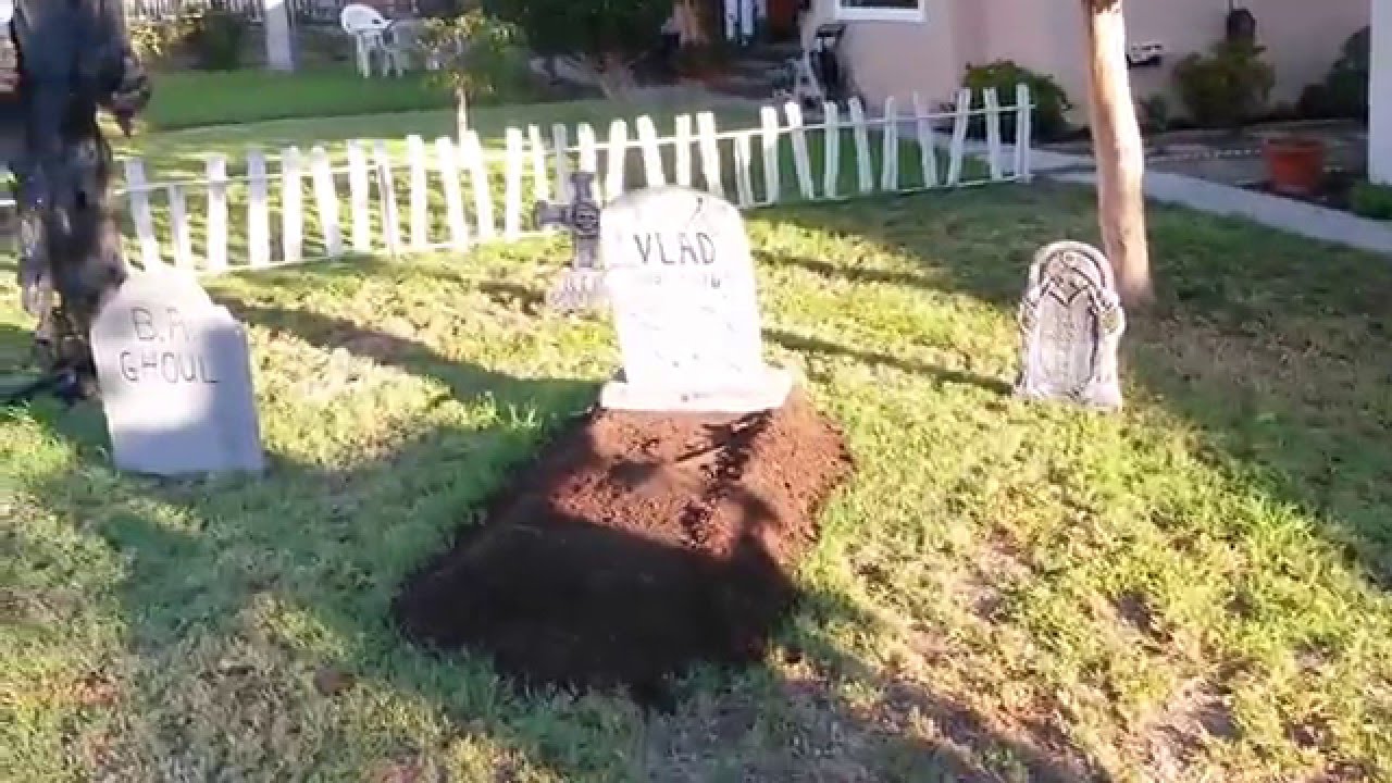 Cemetery set up 2015 - YouTube