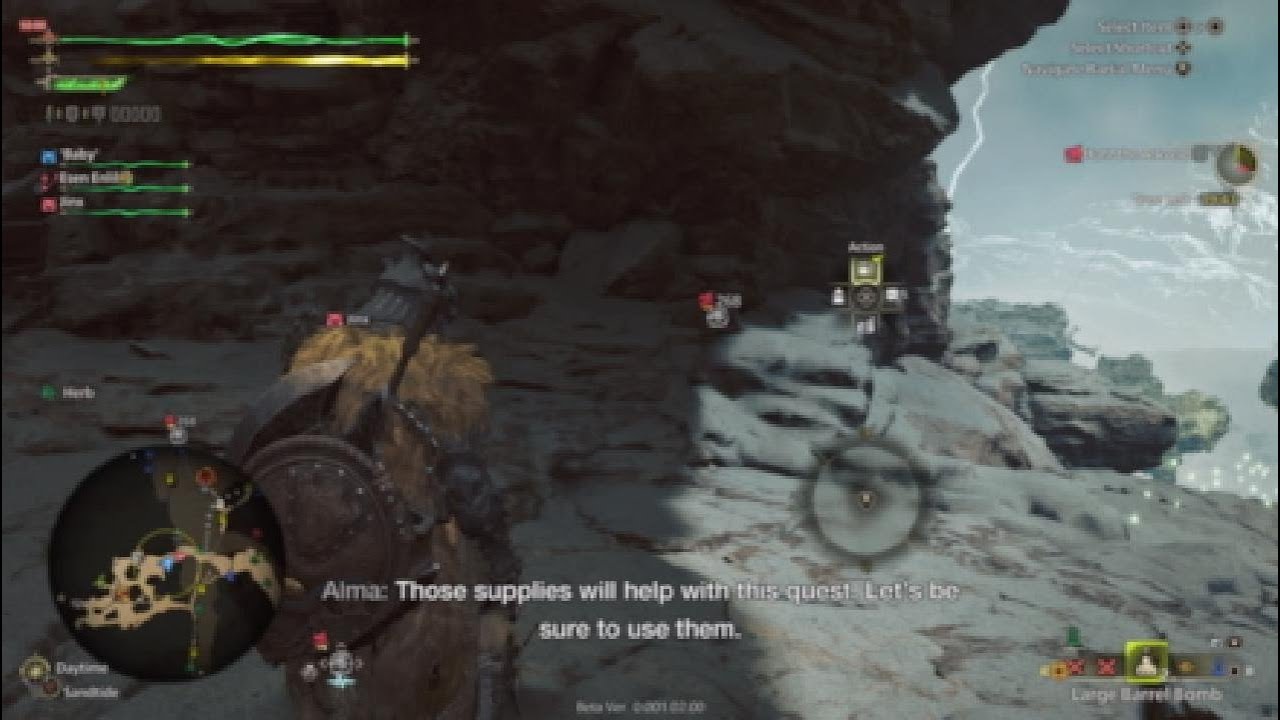Tank and beginners first time in MHW beta leads to disaster - YouTube