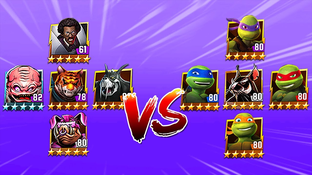 TMNT Legends Tiger Claw, Rahzar, Krang Classic, Bebop Bunny, Baxter ...