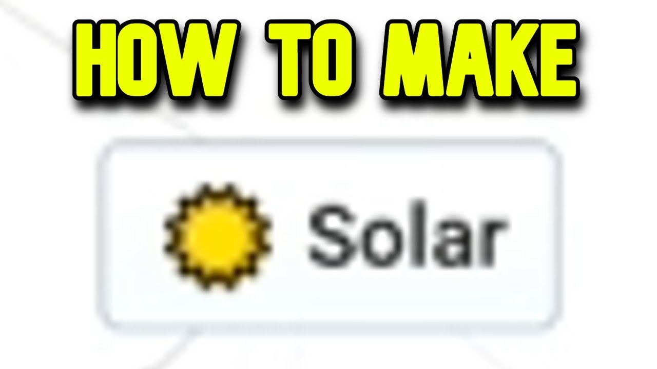 How to Make a Solar in Infinite Craft - YouTube