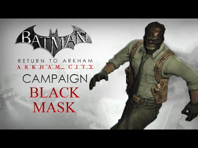 Cosplay Di Maschera Nera Arkham Origins BLACK MASK AS BATMAN (BENEATH