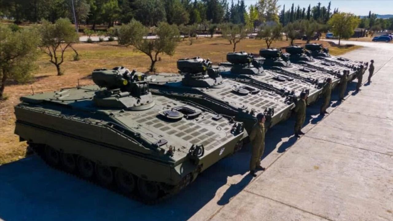 Greece receives first batch of Marder fighting vehicles from Germany ...
